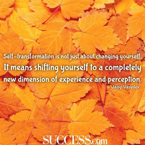 Is Self-Transformation Essential for Survival? – LIVE BY CHOICE NOT BY ...